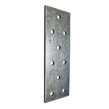 Plaque Perforée 40x120mm Epaisseur 2mm Acier Galvanisé