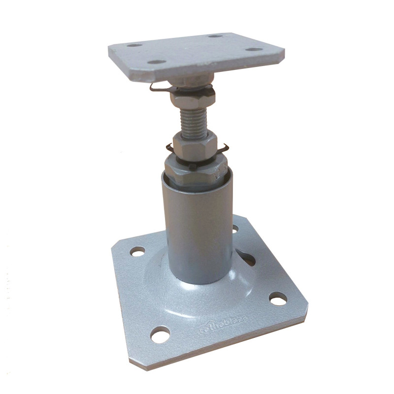 Pied de Poteau Réglable Hauteur H140-165m avec manchon | Central Bois